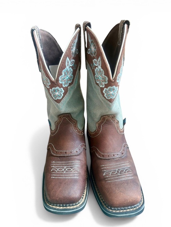 Justin Boots | Shoes | Justin Gypsy Embroidered Western Boots Brown ...